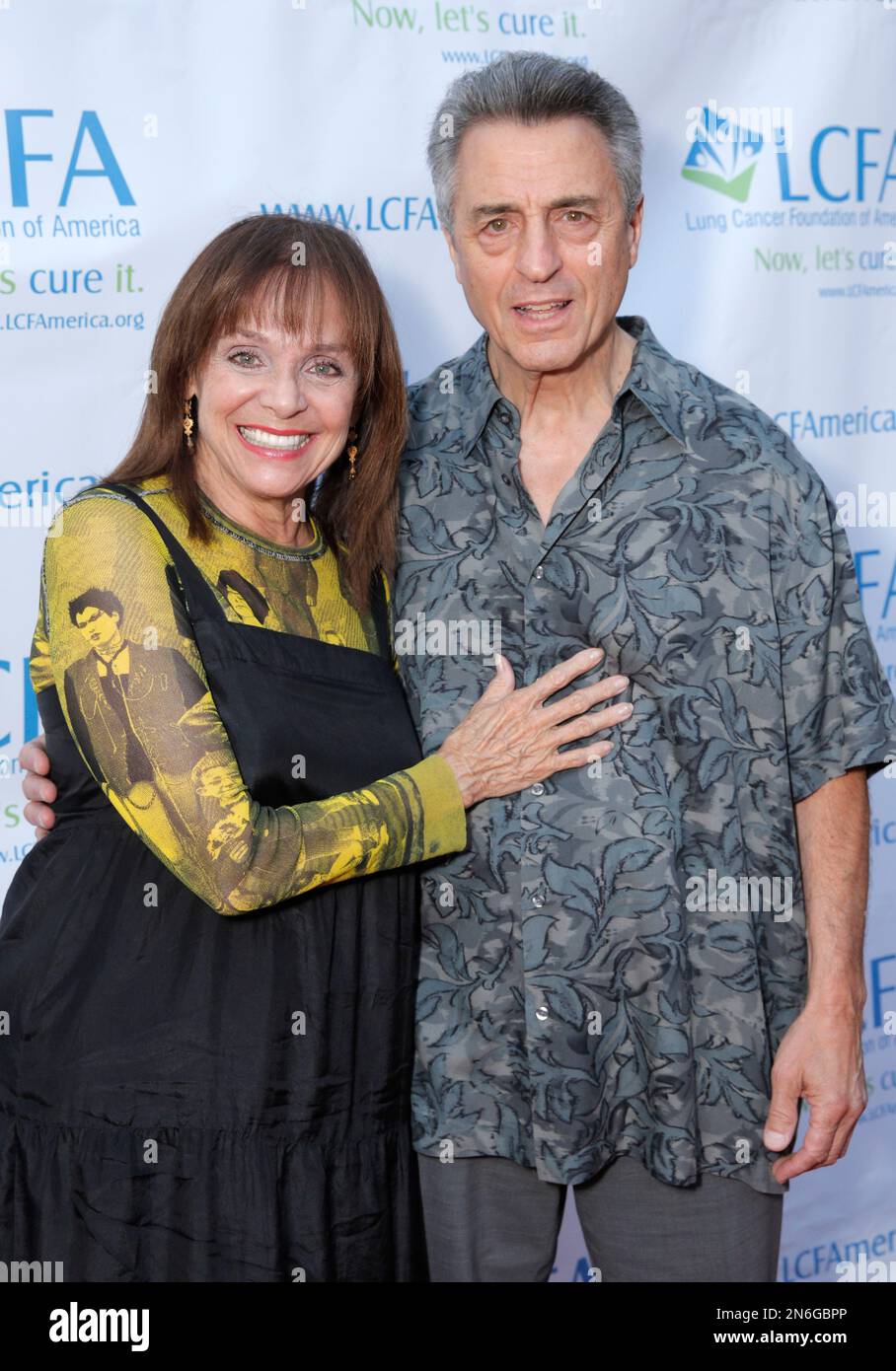 Valerie Harper and husband Tony Cacciotti attend the "Lung Cancer ...