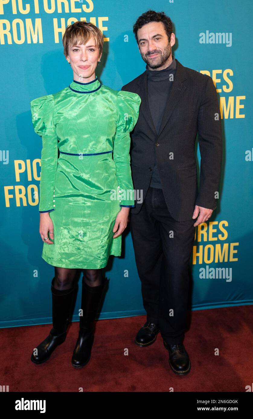 New York, us, February 9, 2023. Rebecca Hall and Morgan Spector attend ...