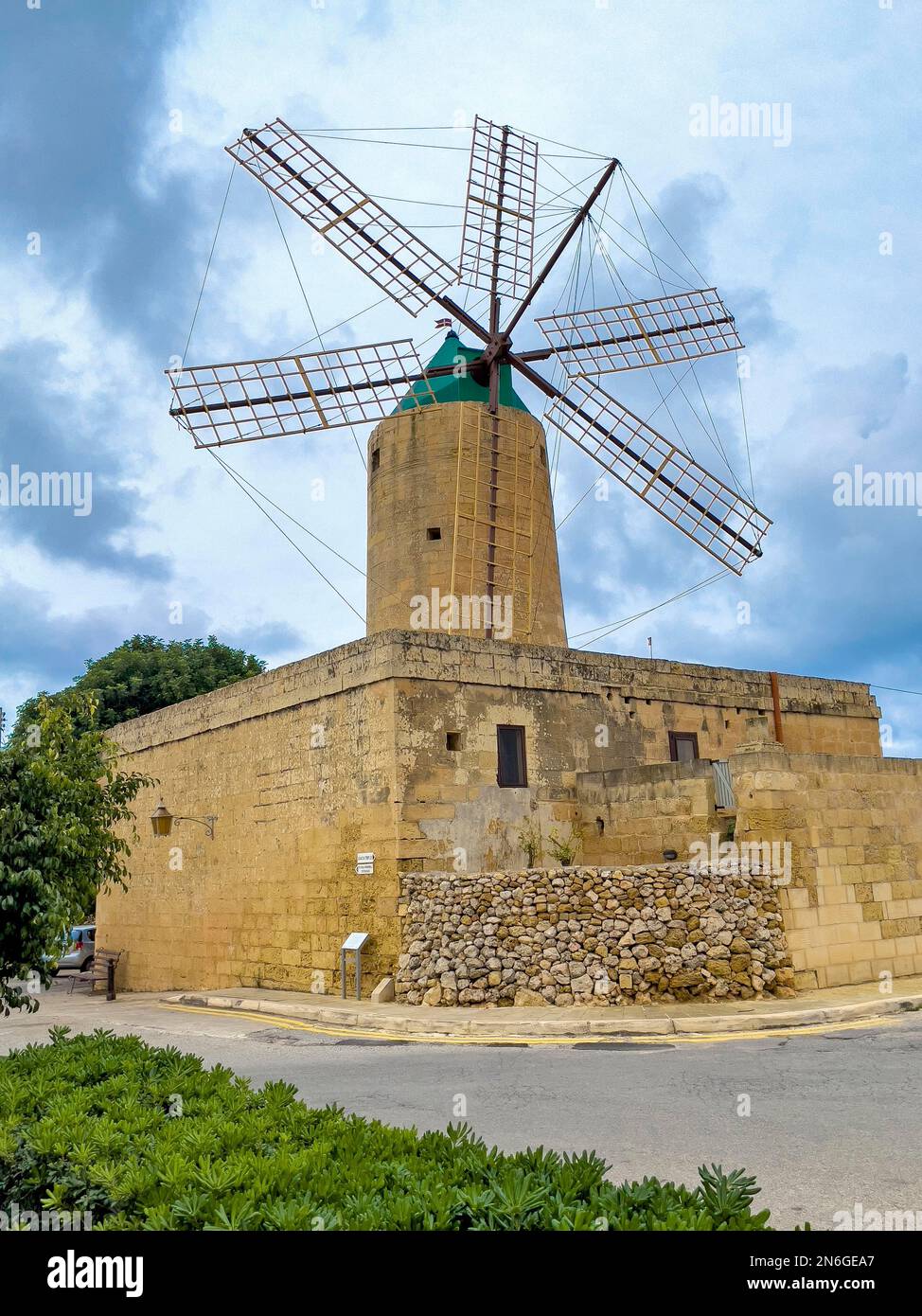 Historic Windmill, Xaghra, Gozo Island, Malta Stock Photo - Alamy