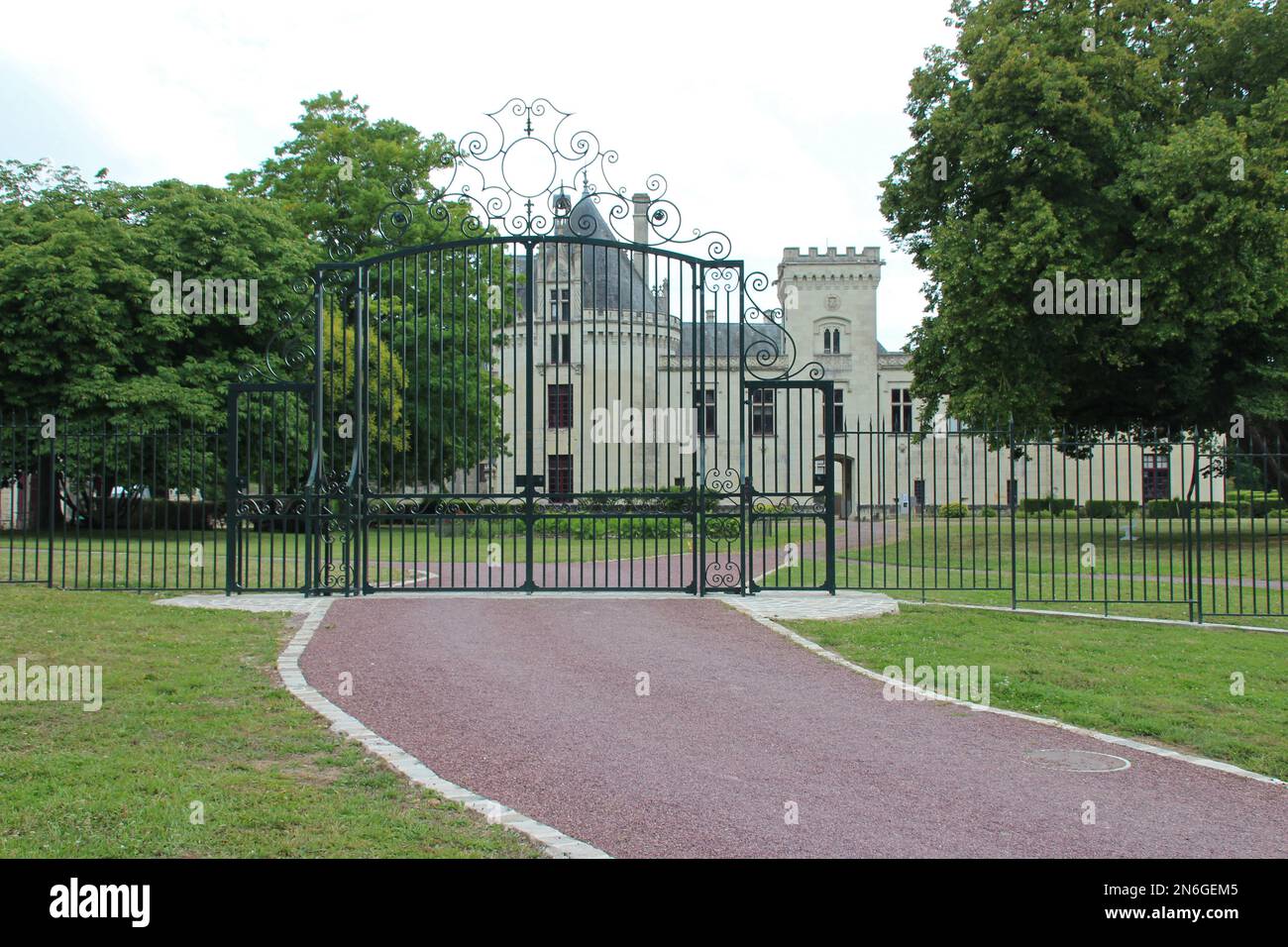 medieval and renaissance castle in france Stock Photo - Alamy