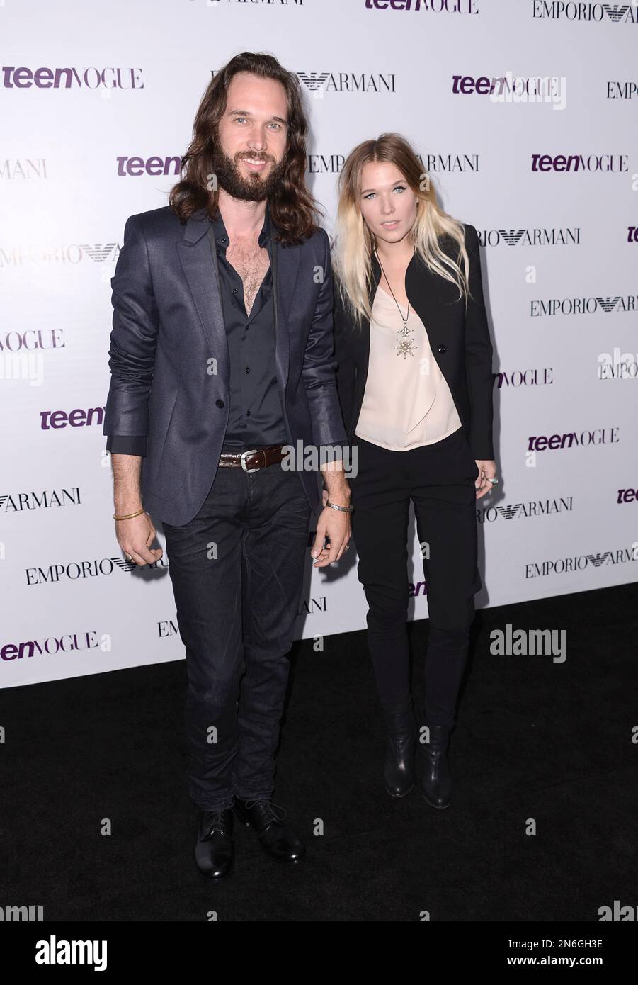 From left to right, musicians Elliot Bergman and Natalie Bergman arrive ...