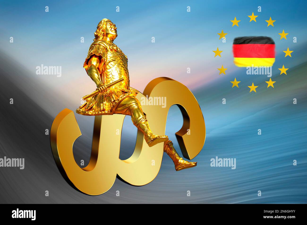 Symbol photo, paragraph riding, European Union, Germany, flood of laws ...