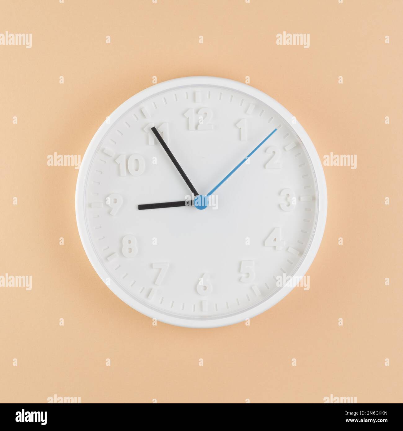 top view clock desk. Resolution and high quality beautiful photo Stock ...