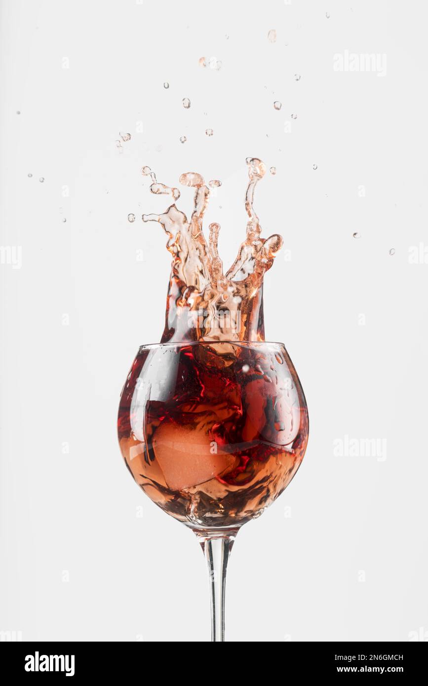 Burgundy splash hi-res stock photography and images - Alamy