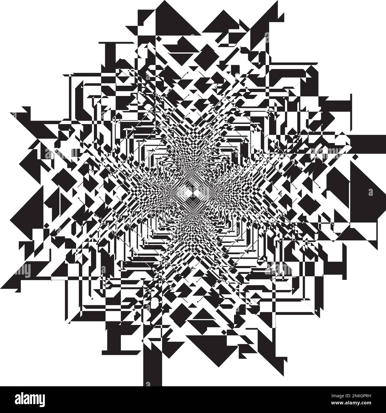 Abstract arabesque black starred multiple stairs project designer cut ...