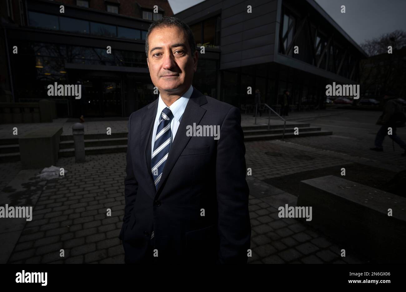 Sameh Egyptson, PhD student, photographed at LUX, Lund University, in ...