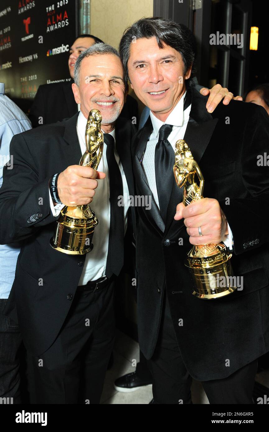 Tony Plana, left, and Lou Diamond Phillips attend the Hennessy ...
