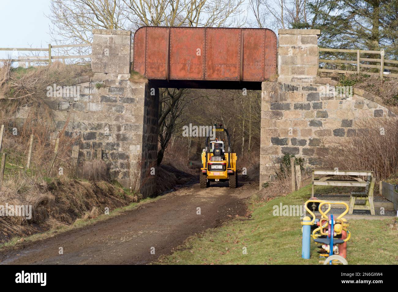 Repairs to the Formatine and Buchan Way near Auchnagatt Aberdeenshire ...