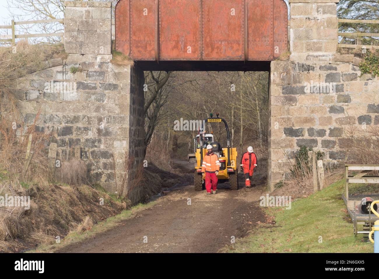Repairs to the Formatine and Buchan Way near Auchnagatt Aberdeenshire ...