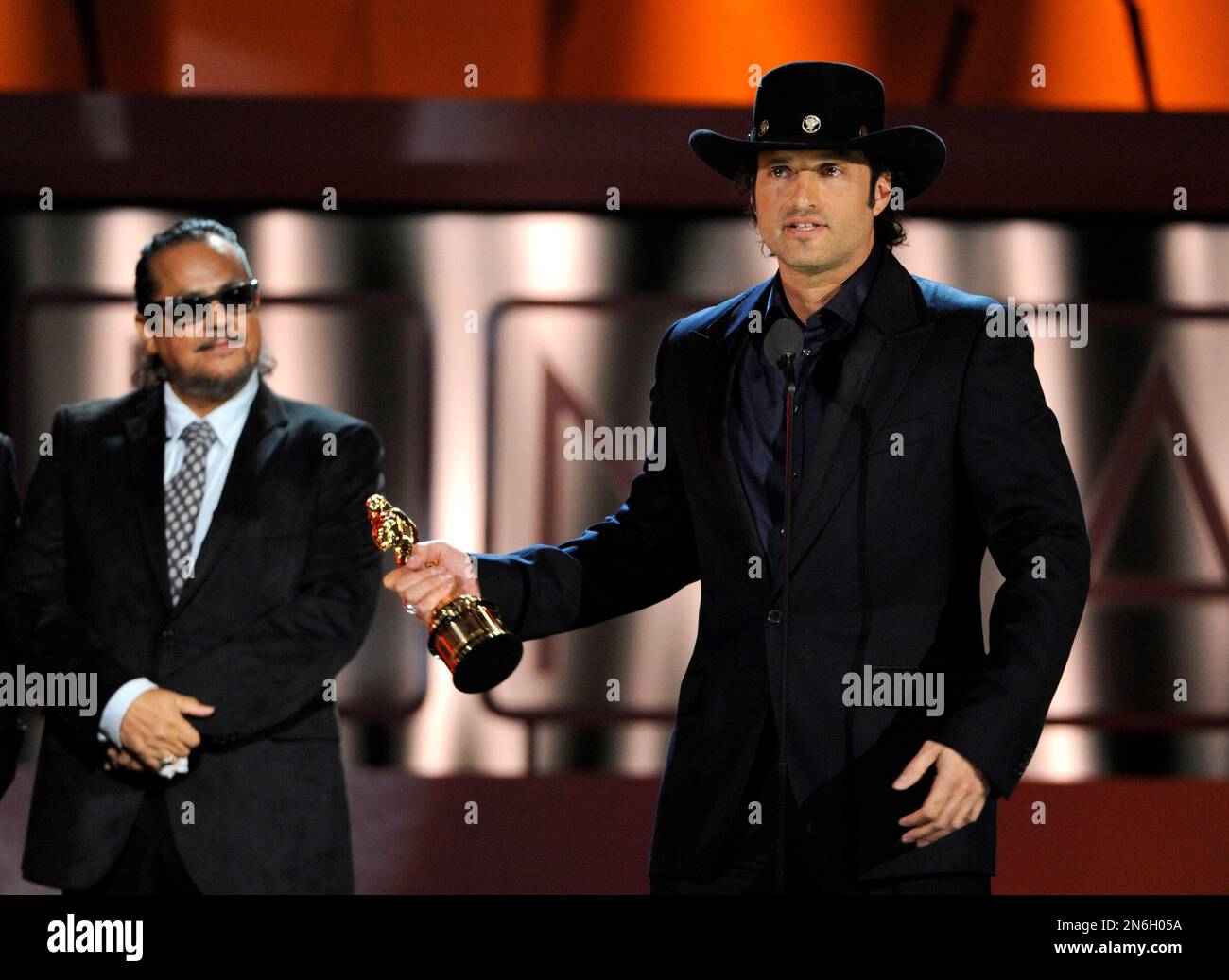 Robert Rodriguez accepts the Anthony Quinn award for achievement in ...