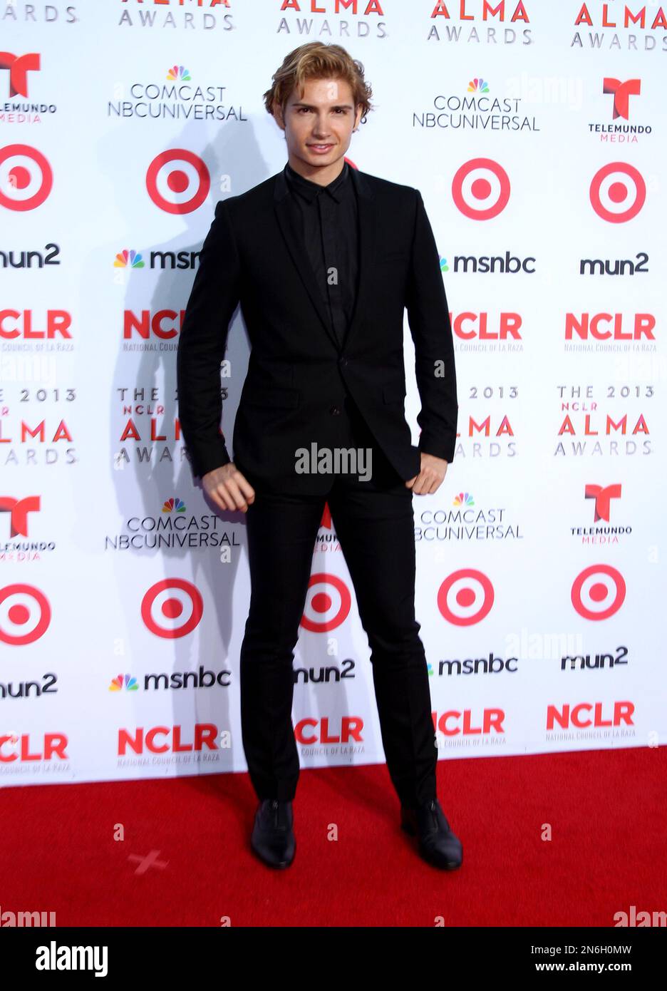 Christian Acosta arrives at the NCLR ALMA Awards at the Pasadena Civic ...