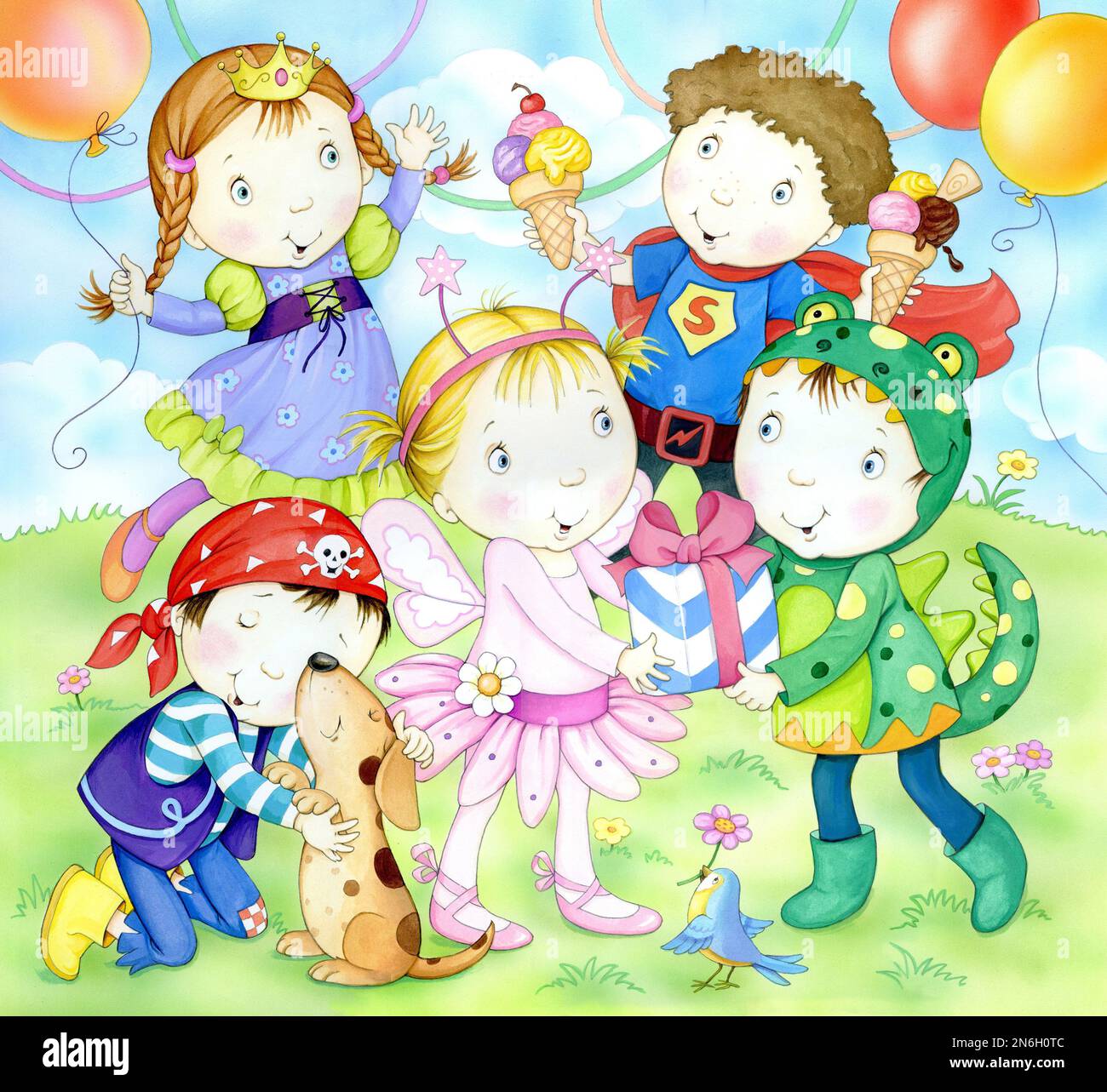 Characters illustration hi-res stock photography and images - Alamy