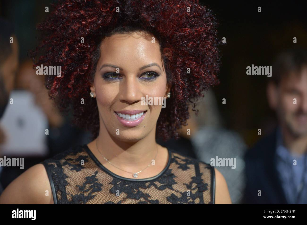 Lyn Talbert arrives at the world premiere of "Baggage Claim" at the ...