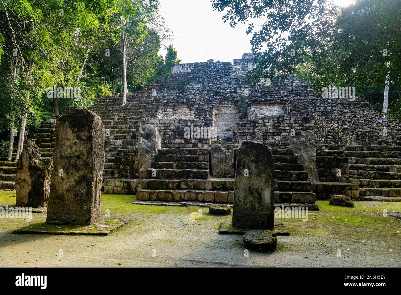 Calakmul maya archaeological site hi-res stock photography and images - Alamy