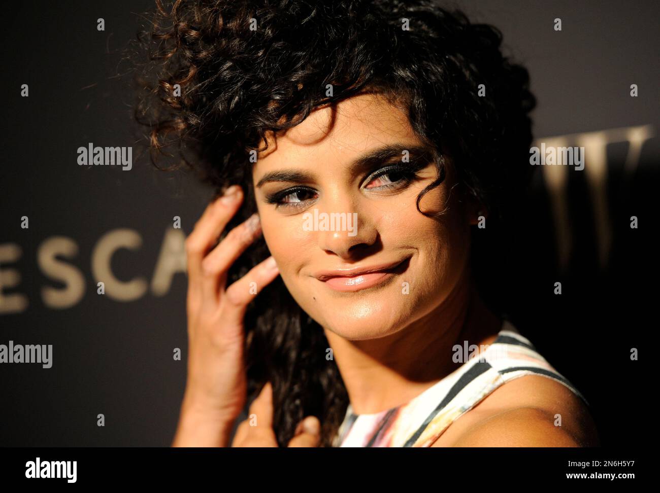 Actress Ashley Dyke poses at the Escada and W Magazine celebration of ...