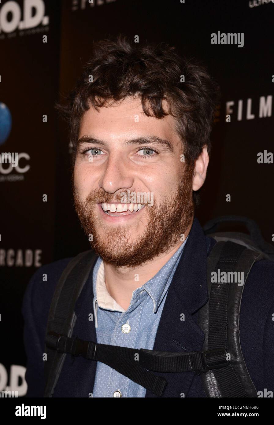 Actor Adam Pally arrives on the red carpet at the premiere of the ...