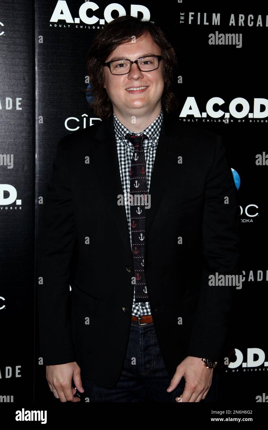 Clarke Duke arrives at the premiere of "A.C.O.D." at the Landmark ...