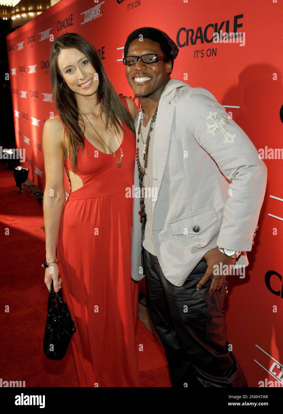 Clare Costigan, left, and Chris Jai Alex attend the screening of ...