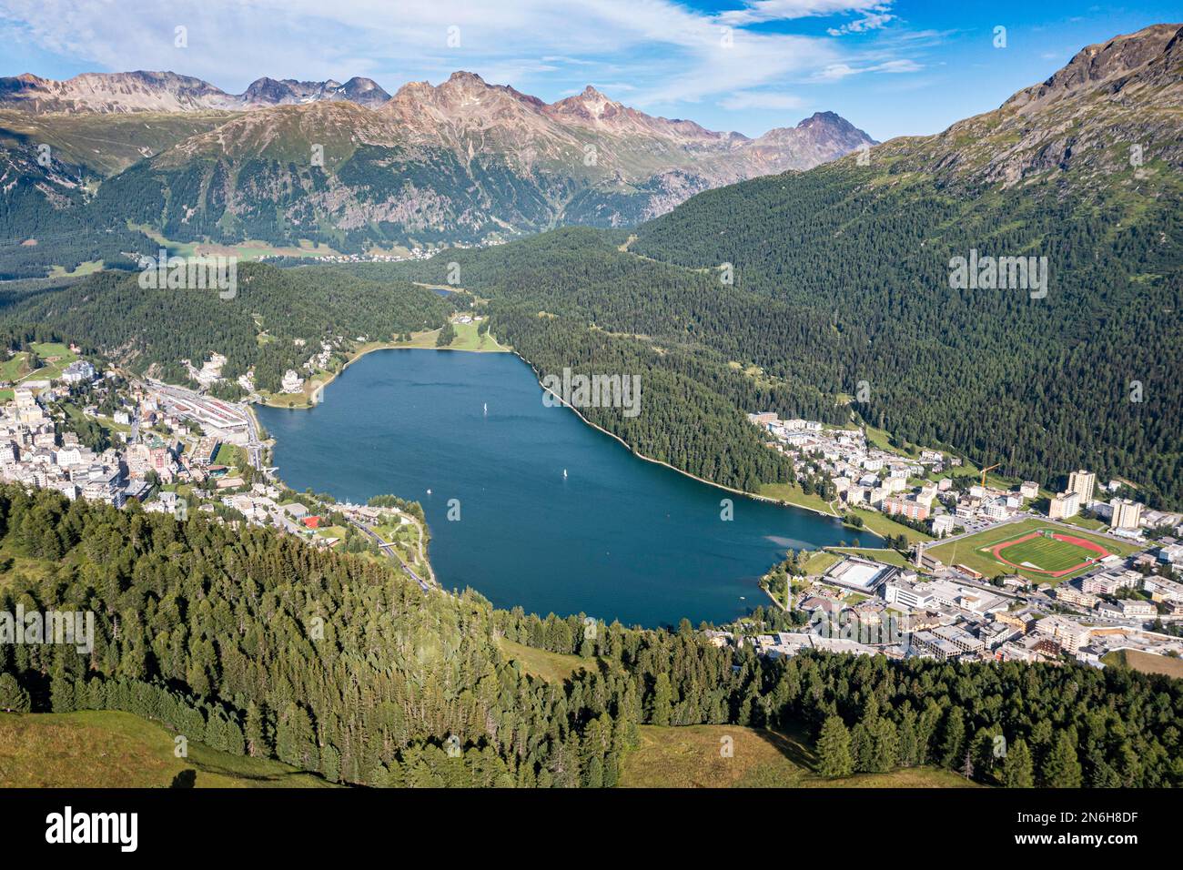 Switzerland graubuenden st moritz hi-res stock photography and images ...