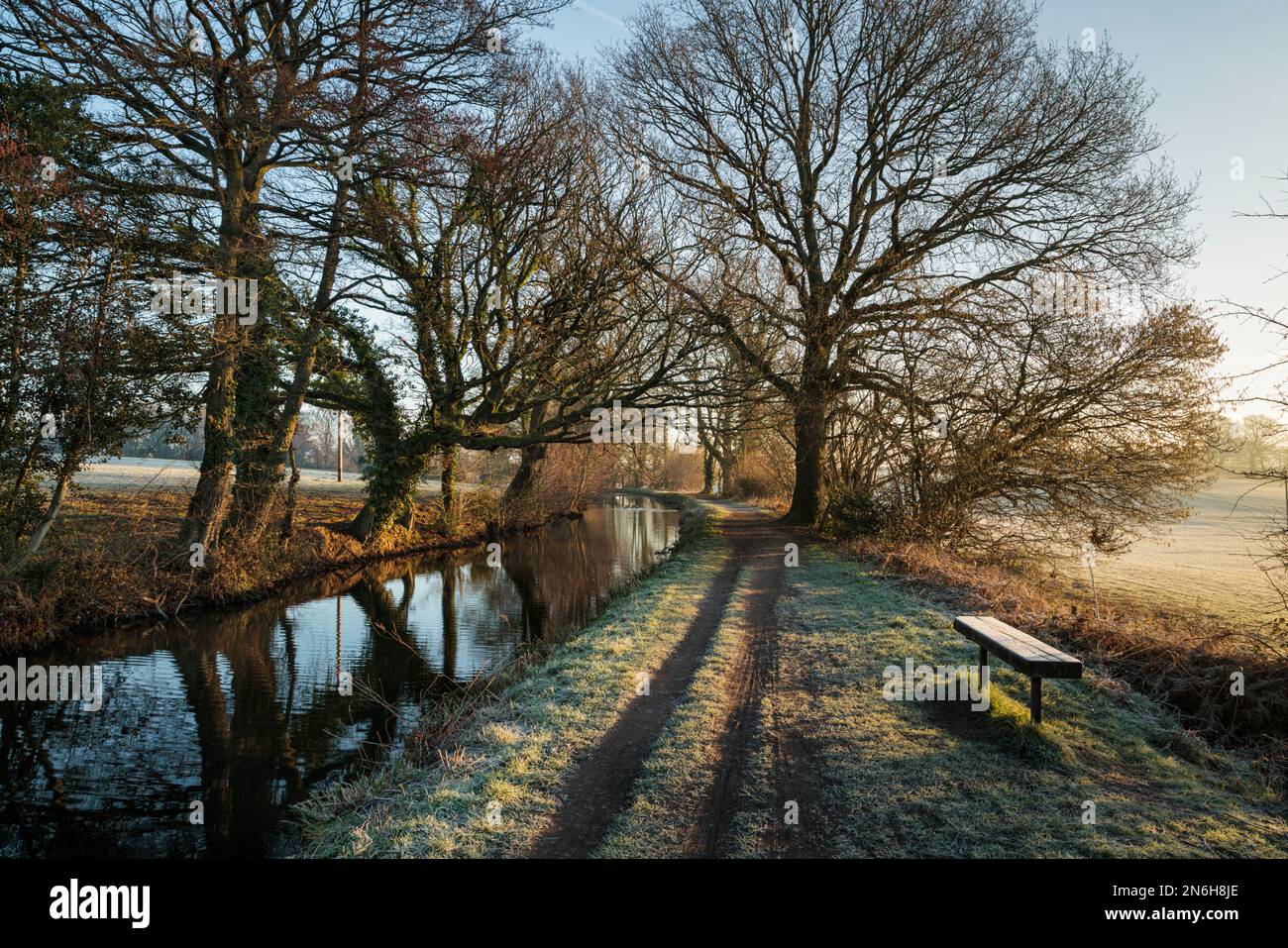 Monmouthshire canal seat hi-res stock photography and images - Alamy
