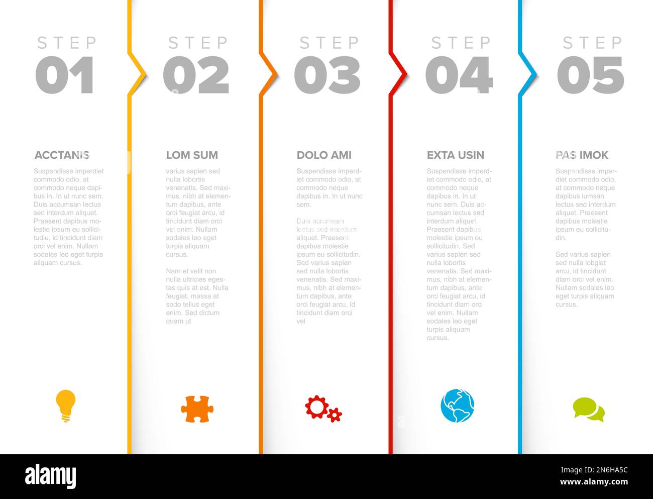 Instruction numbers sequence Stock Vector Images - Alamy