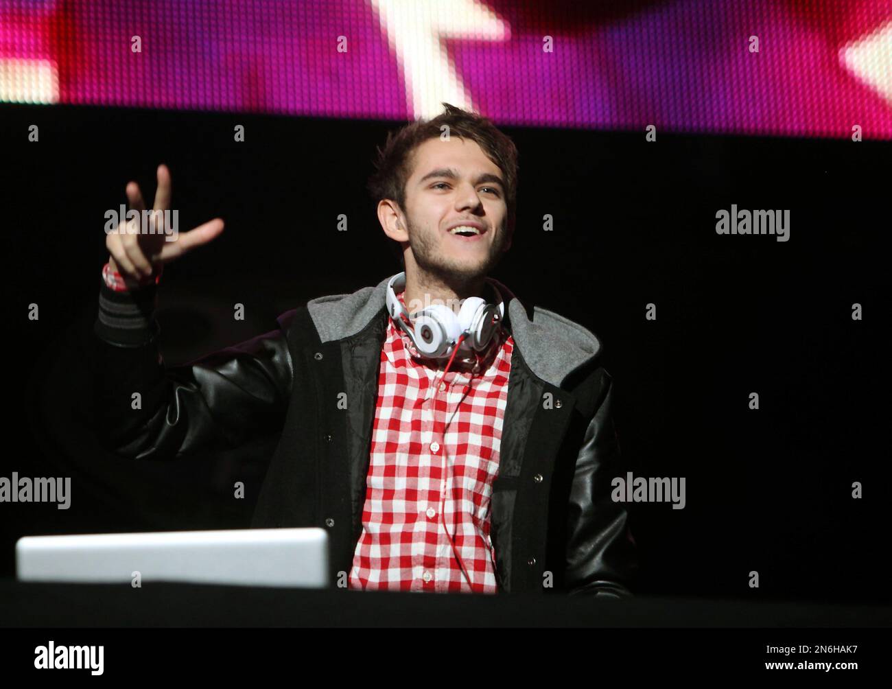 FILE - This Dec. 9, 2012 file photo shows Anton Zaslavski aka Zedd ...