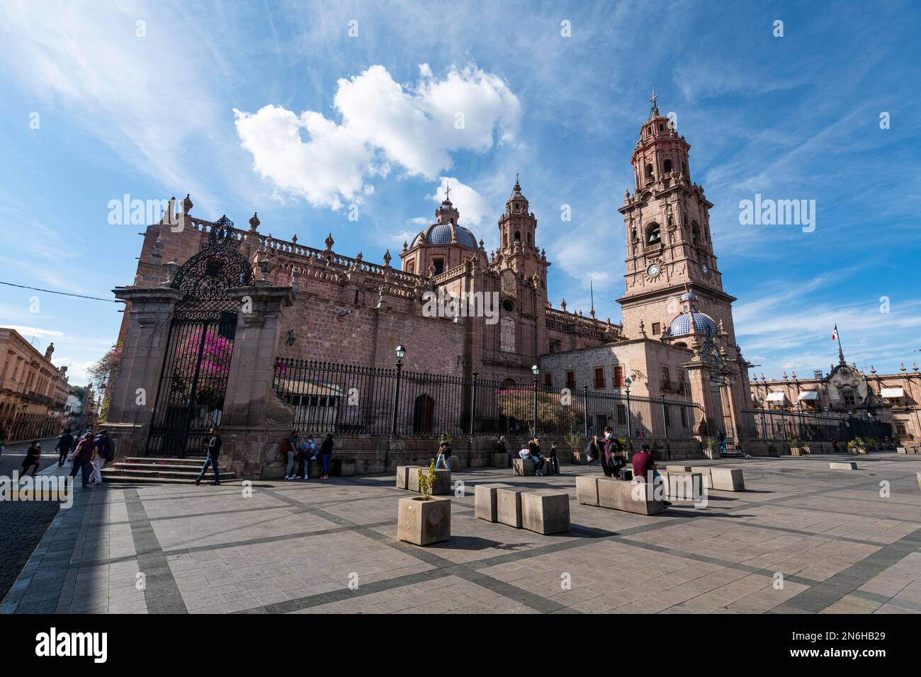 Unesco site Morelia, Michoacan, Mexico Stock Photo - Alamy