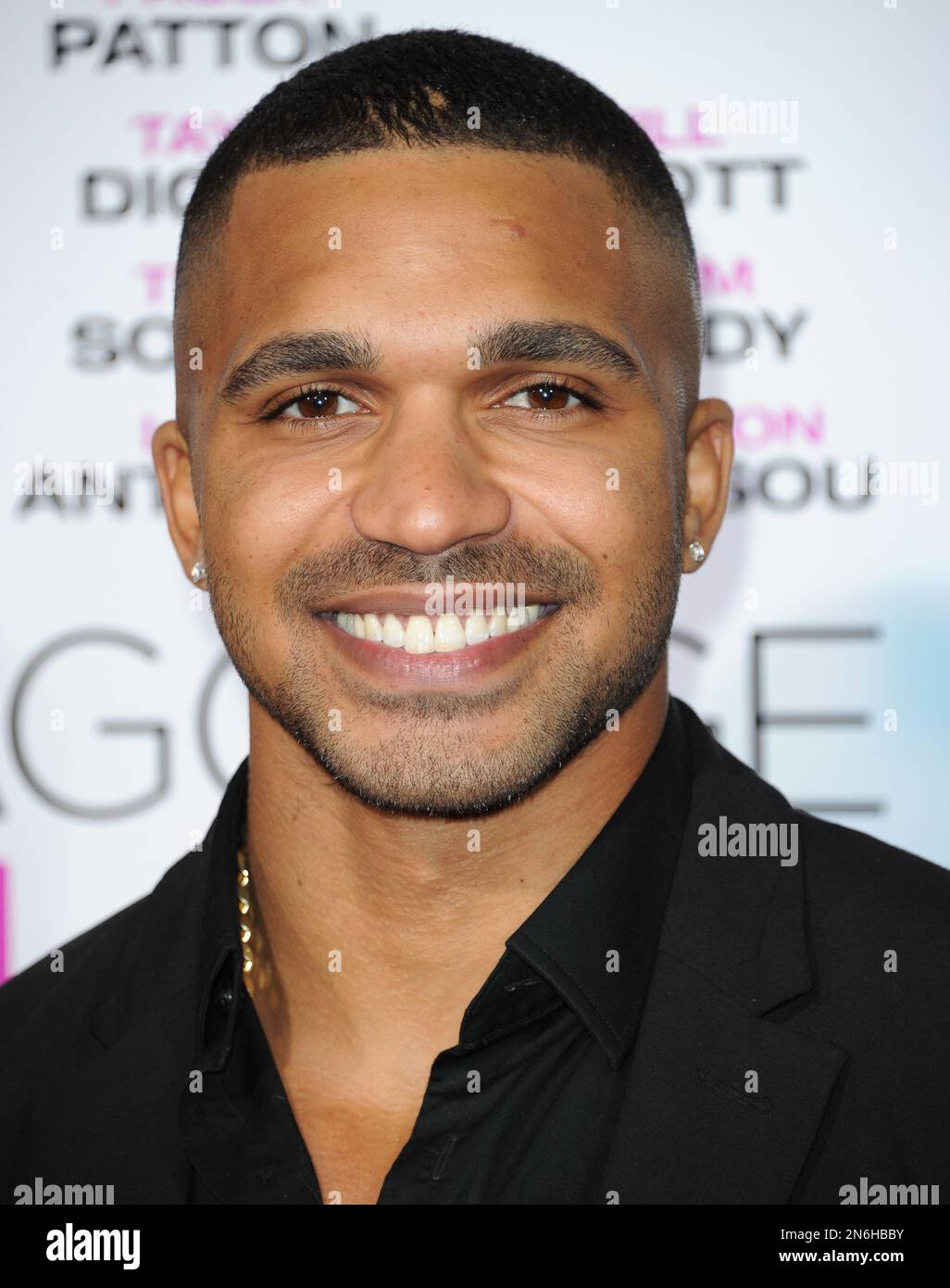 Tyler Lepley arrives at the world premiere of "Baggage Claim" at the ...