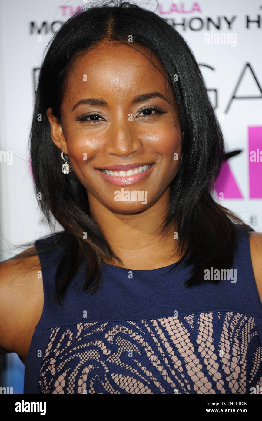 Faune A. Chambers arrives at the world premiere of "Baggage Claim" at ...
