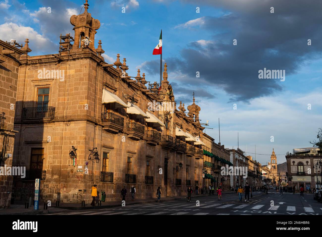 Historic center, Unesco site Morelia, Michoacan, Mexico Stock Photo - Alamy
