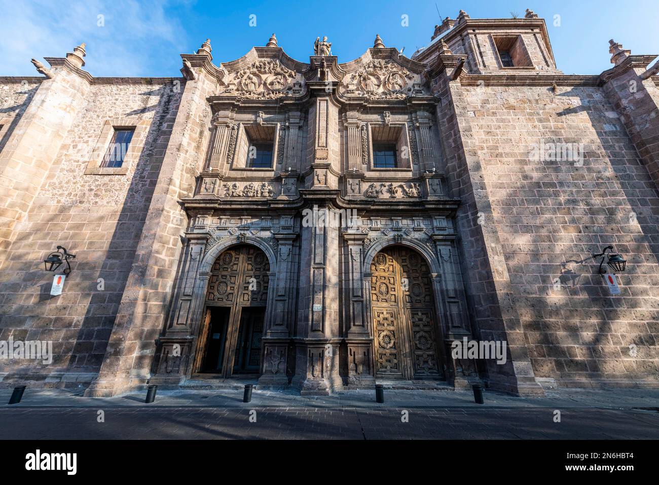 Templo de Santa Rosa de Lima, Unesco site Morelia, Michoacan, Mexico ...