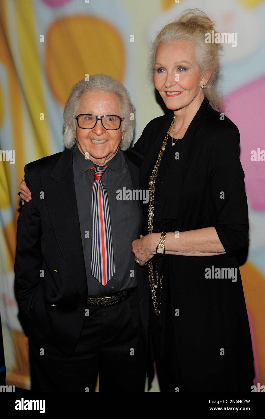 Arte Johnson and his wife Gisela pose together at "Still Laugh In: A ...