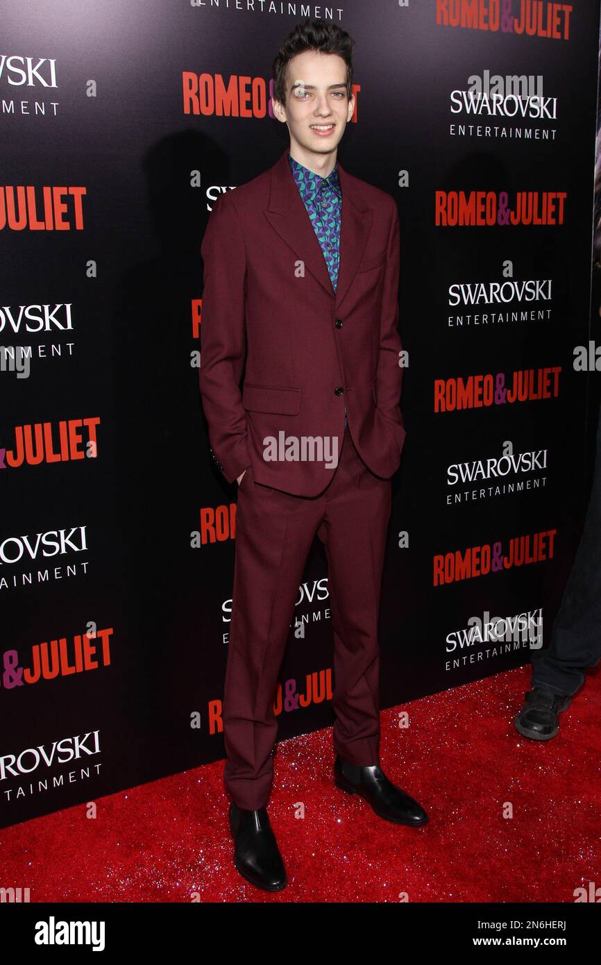 Actor Kodi Smit-McPhee arrives at the premiere of "Romeo and Juliet" at ...