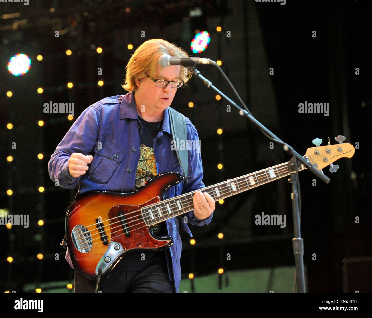 Dean Dinning of Toad the Wet Sprocket performs during the Farm Aid 2013 ...