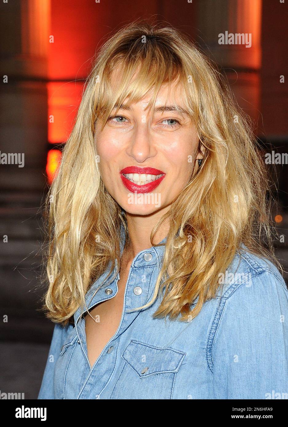 Alexandra Golovanoff, French fashion journalist, arrives at the Alaia ...