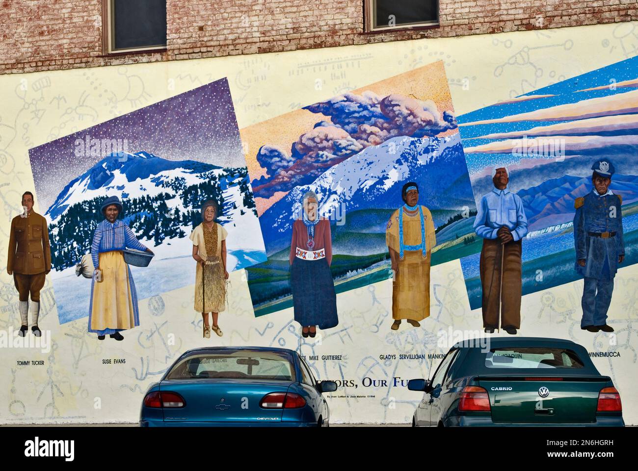 Our Ancestors Our Future mural by Jean LaMarr and Jack Morotte on ...