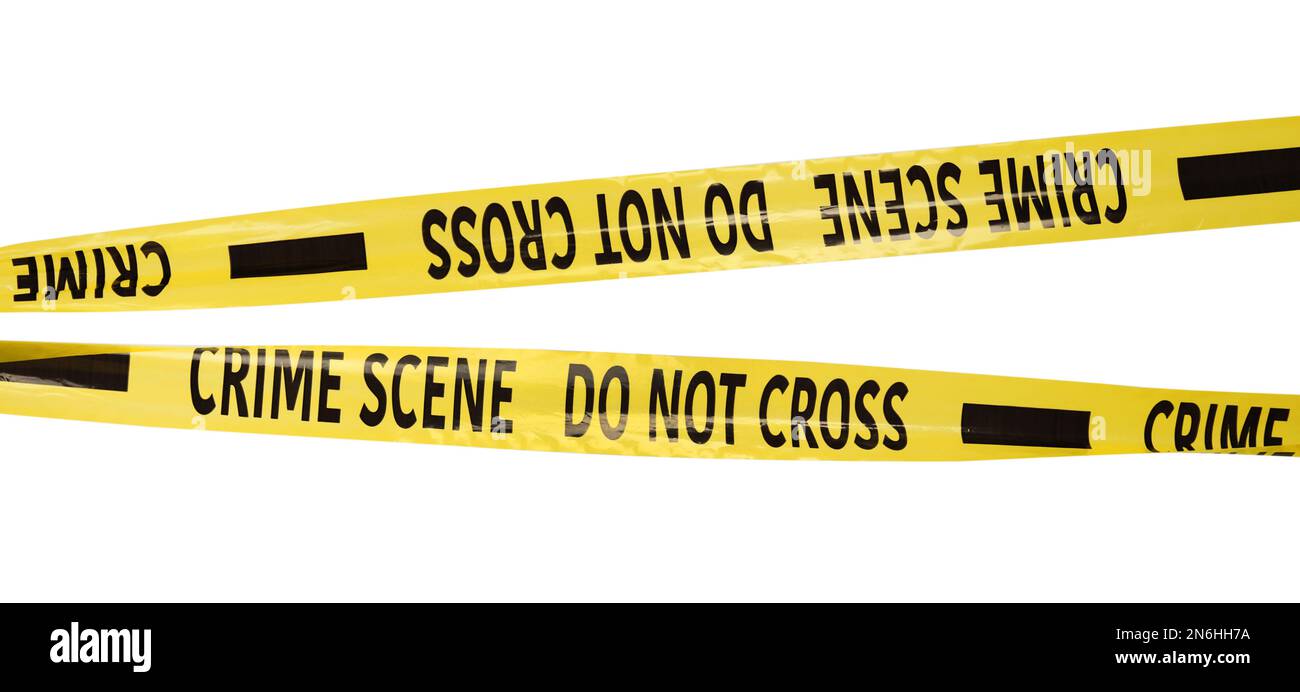 Yellow Tape Crime Scene