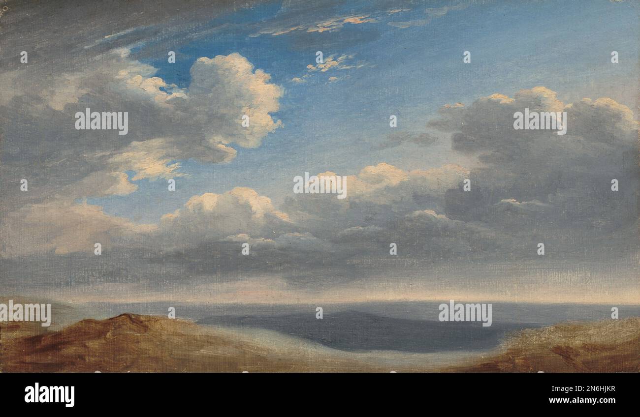 Pierre-Henri de Valenciennes Study of Clouds over the Roman Campagna c ...