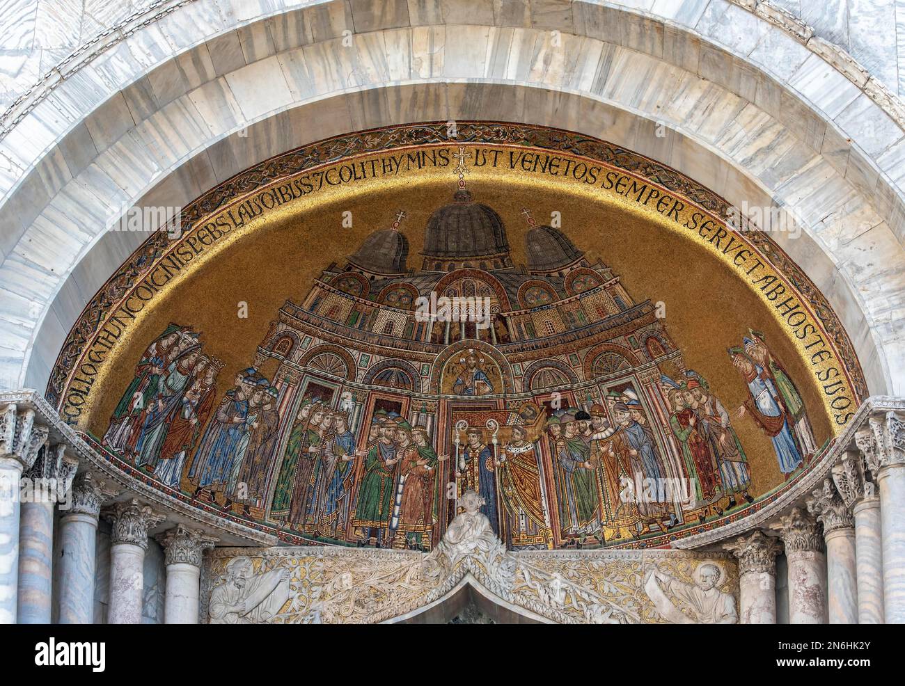 Deposition of relics of Saint Mark the Evangelist mosaic, St Mark's ...