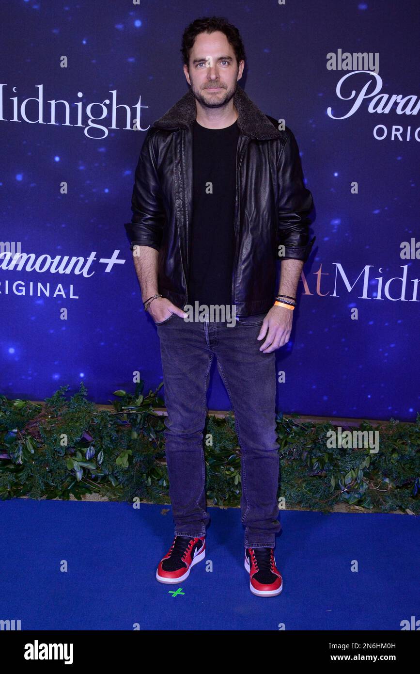 Mexico City, Mexico. 9th Feb, 2023. Manolo Cardona attends the blue ...