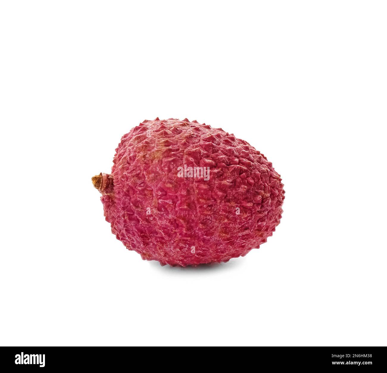 Whole ripe lychee fruit isolated on white Stock Photo - Alamy