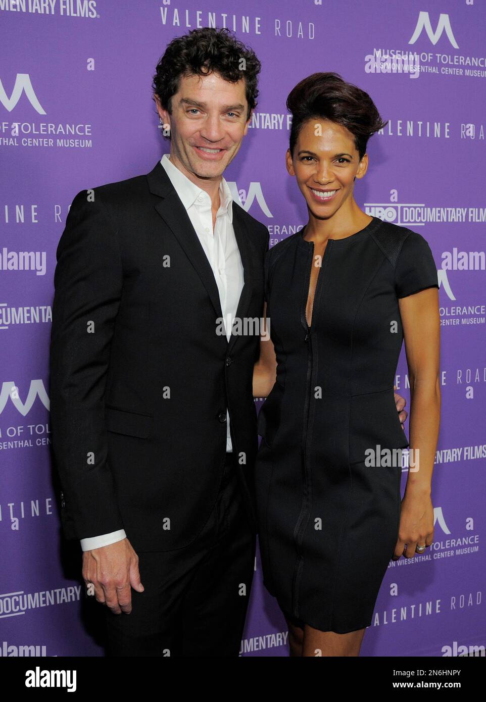 Marta Cunningham, right, director of the documentary film "Valentine ...