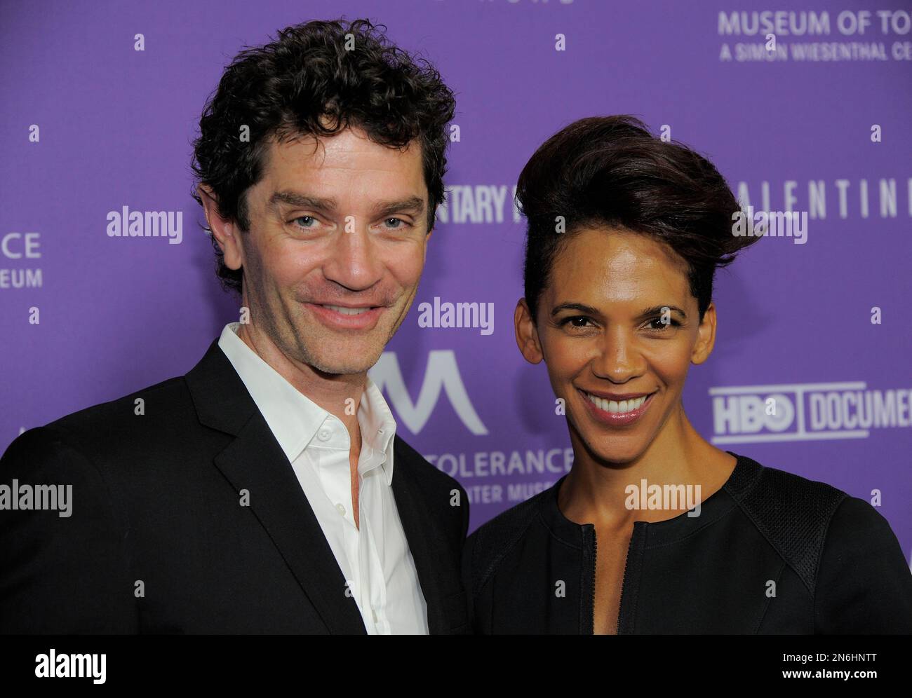 Marta Cunningham, right, director of the documentary film "Valentine ...