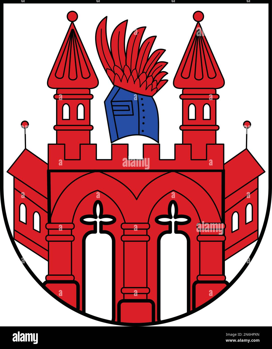 Map of bamberg Stock Vector Images - Alamy