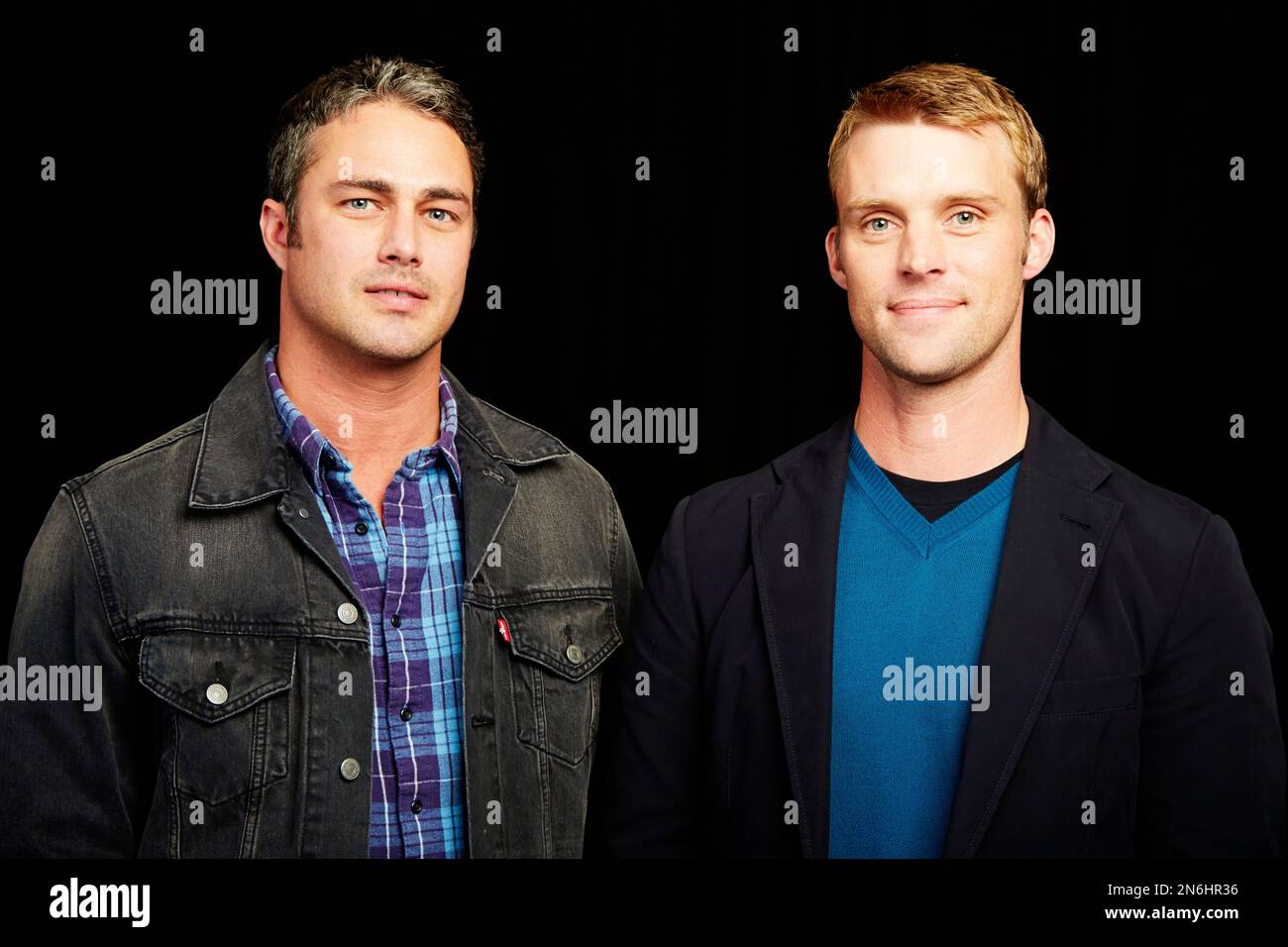 Actors Taylor Kinney, left, and Jesse Spender, right, from the NBC ...