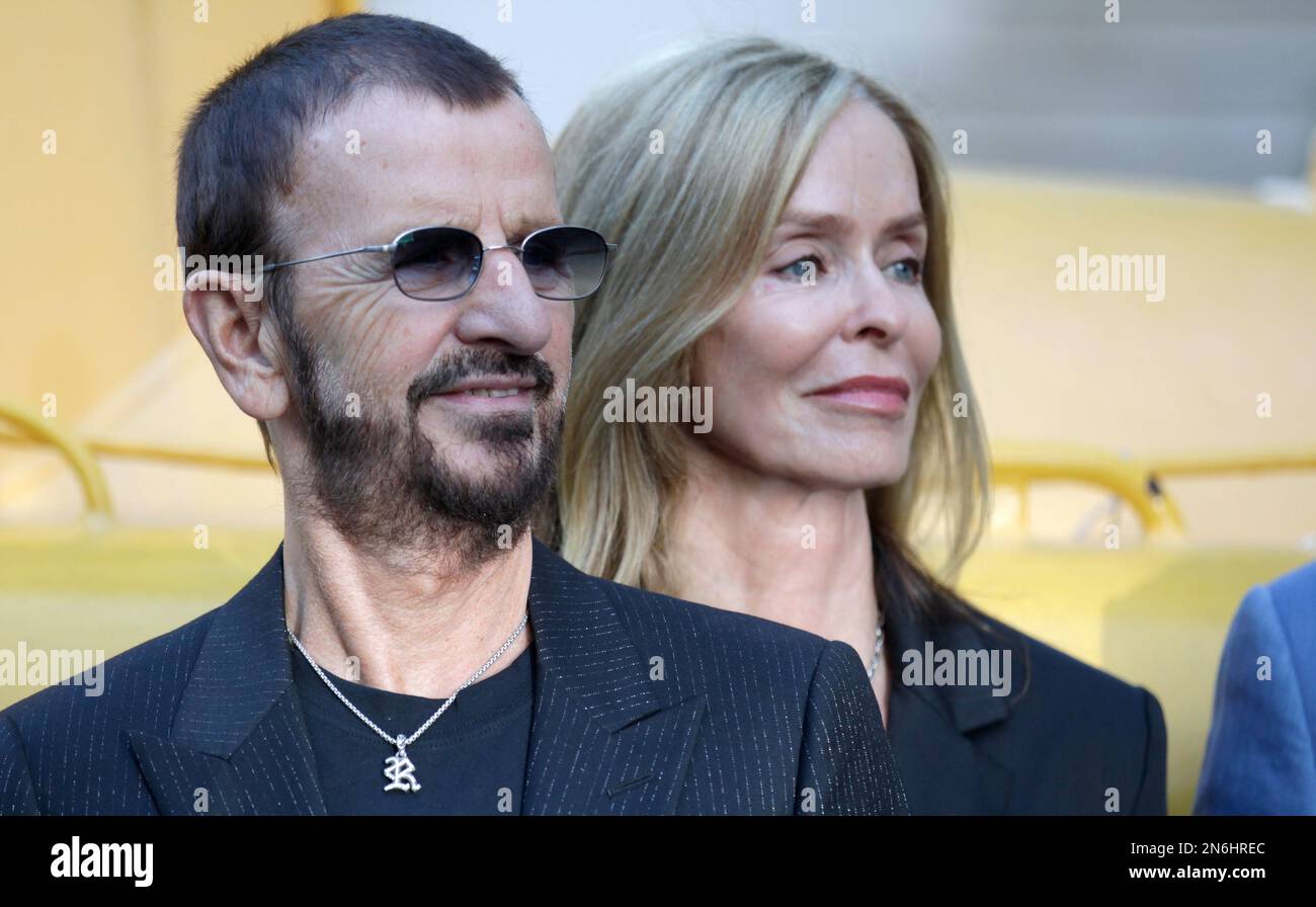English musician, singer, songwriter and actor, Ringo Starr poses with ...