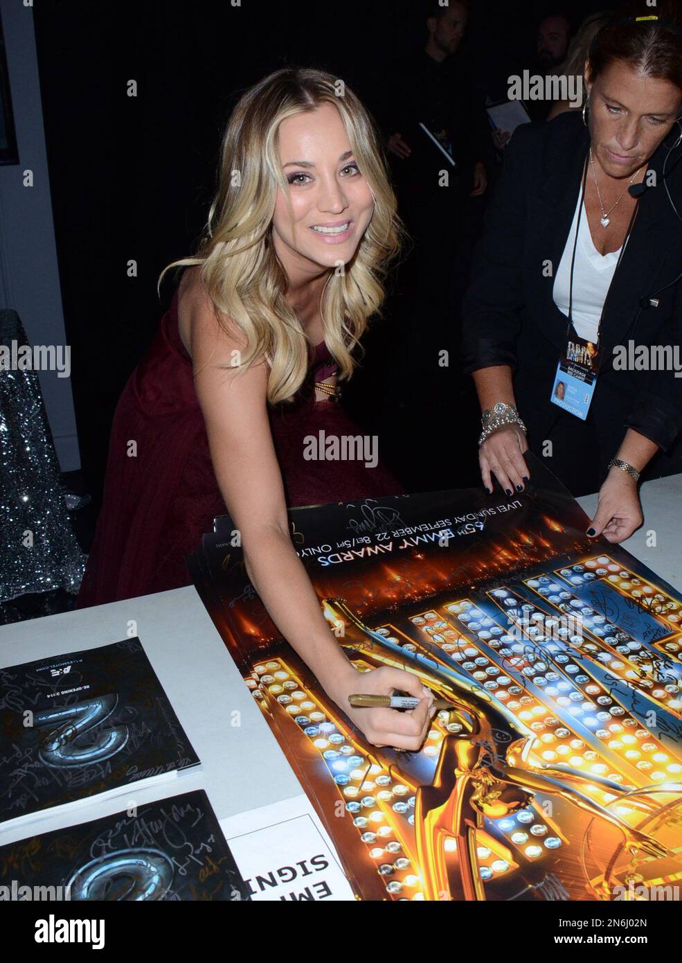 Exclusive - Kaley Cuoco at the 65th Primetime Emmy Awards at Nokia ...