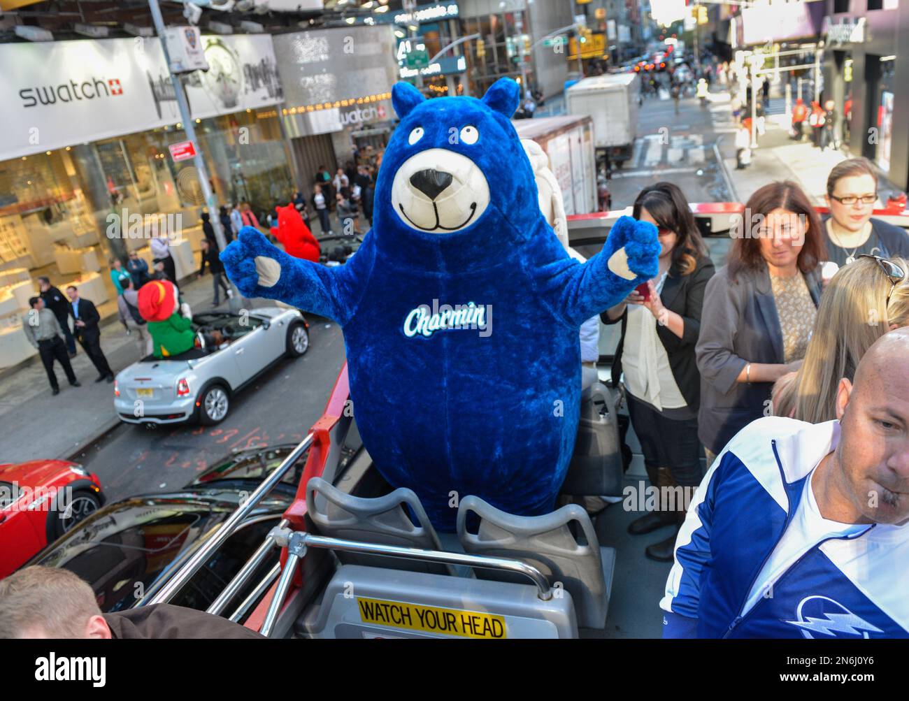 The Charmin Bears strut their stuff in the "Walk of the Great Icons" in ...