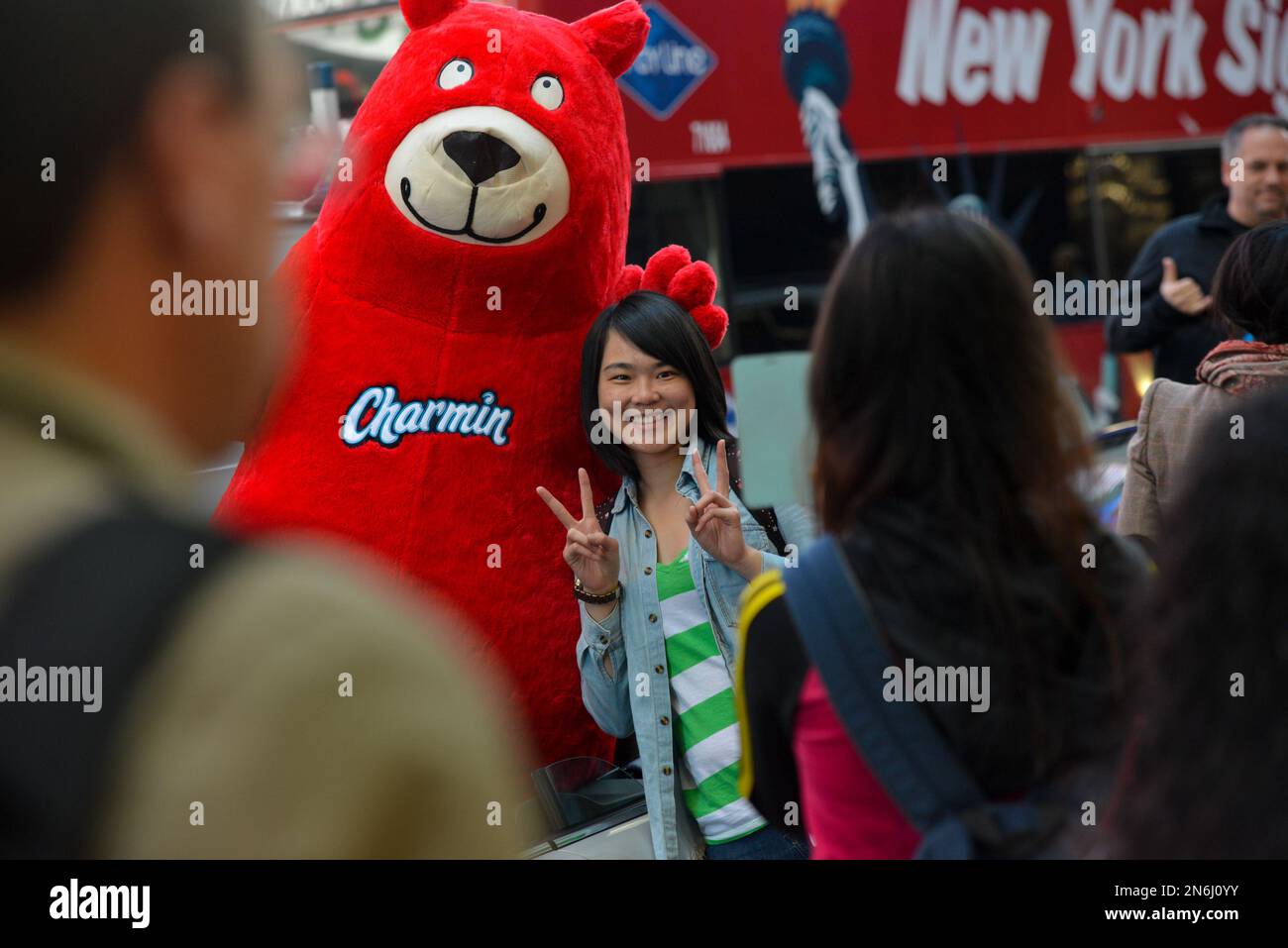 The Charmin Bears strut their stuff in the "Walk of the Great Icons" in ...