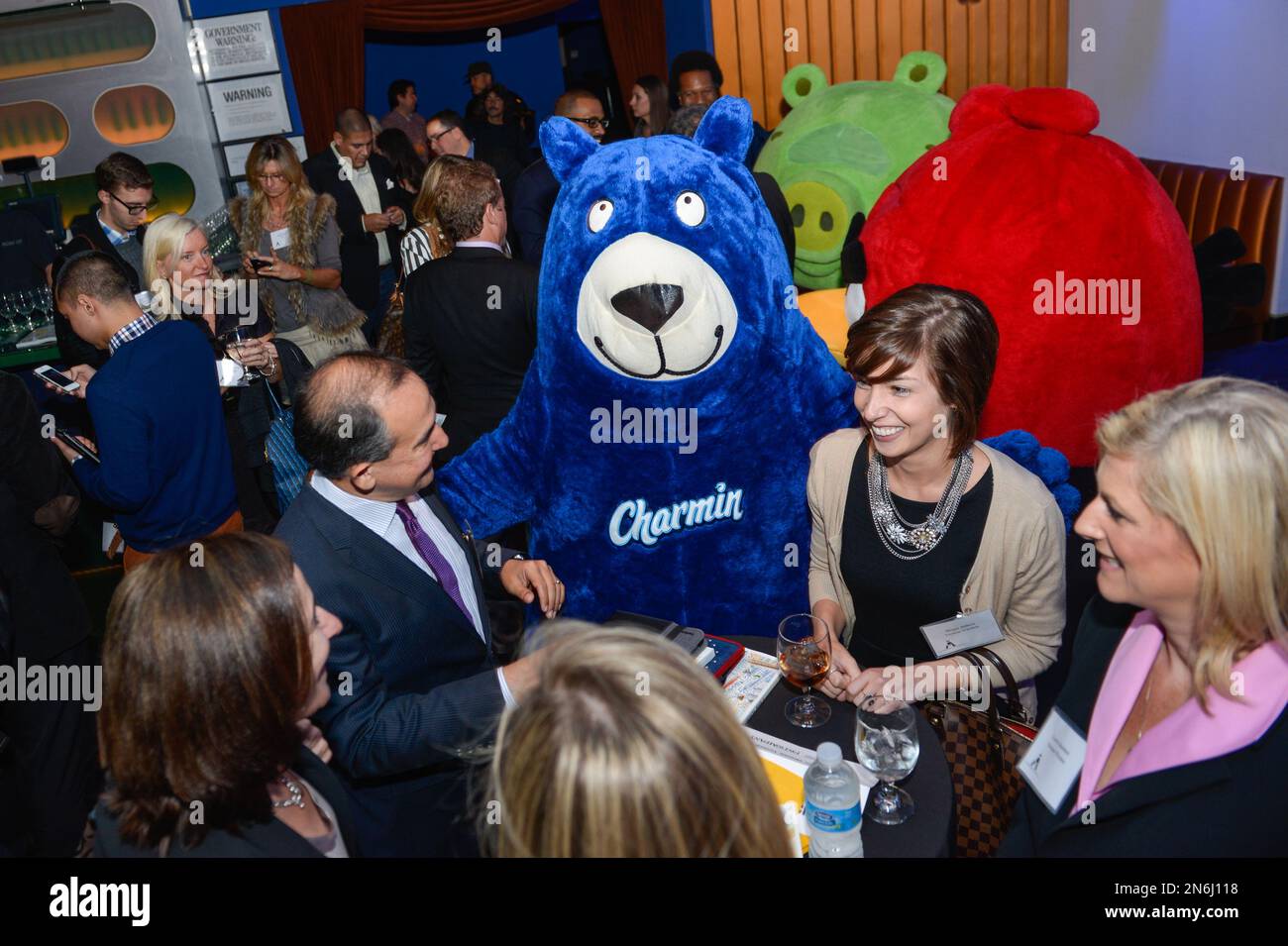 The Charmin Bears greeted people at the Ad club Luncheon celebrating ...